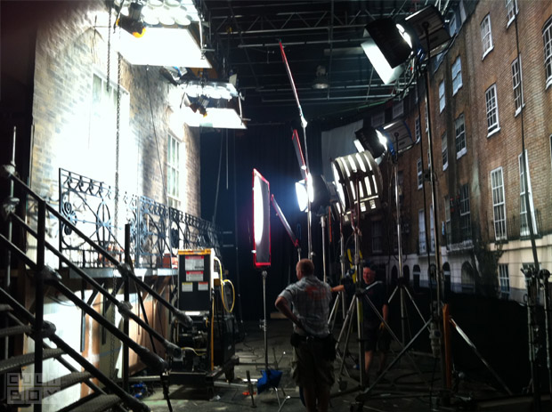 Behind the scenes: 'Sherlock' set pic