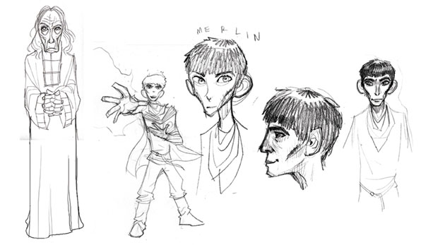 'Merlin: 'The Game' character sketches gallery