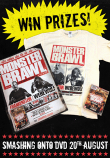 Win 'Monster Brawl' DVDs, t-shirts and posters!