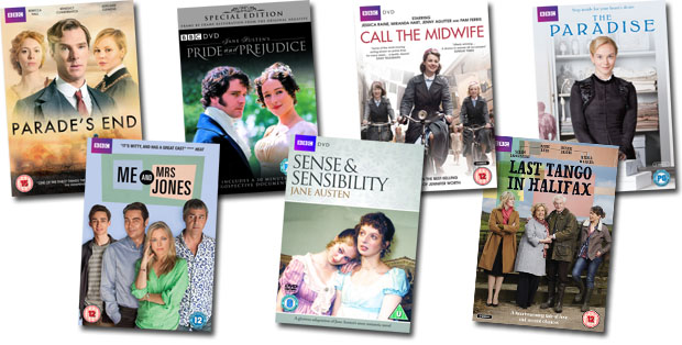 Win a bundle of BBC TV DVDs for Valentine's Day!