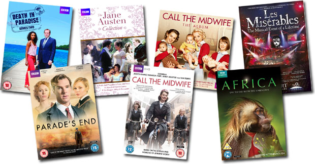 Win a bundle of BBC TV DVDs for Mother's Day!