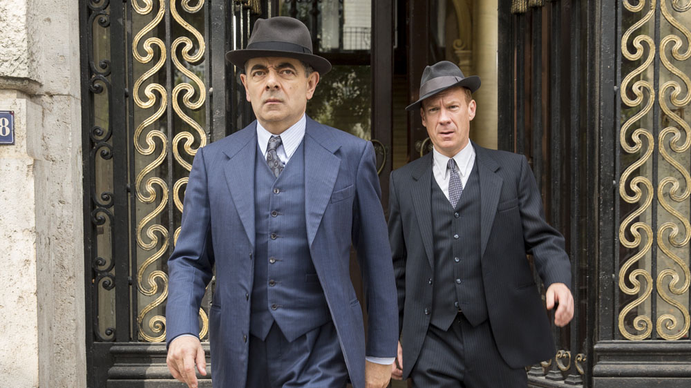 Maigret ROWAN ATKINSON as Maigret and SHAUN DINGWALL as Janvier. - CultBox