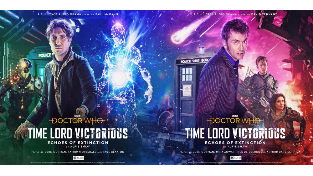 David Tennant and Paul McGann star in Time Lord Victorious vinyl LP