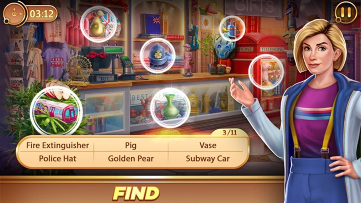 'Doctor Who: An Unlikely Heist' Apple Arcade Game