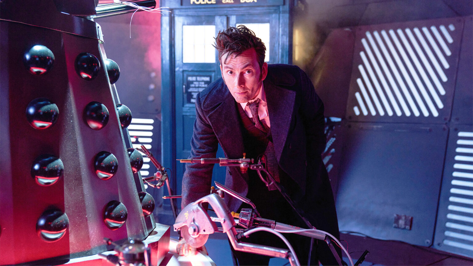 Julian Bleach reprises his Doctor Who role as Davros for Children in Need