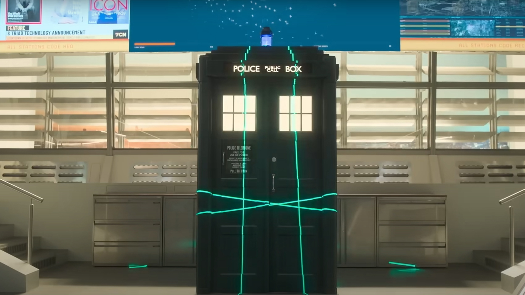 TARDIS UNIT Doctor Who code red - CultBox