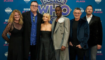 Jane Tranter, Russell T Davies, Millie Gibson, Ncuti Gatwa, Jole ...