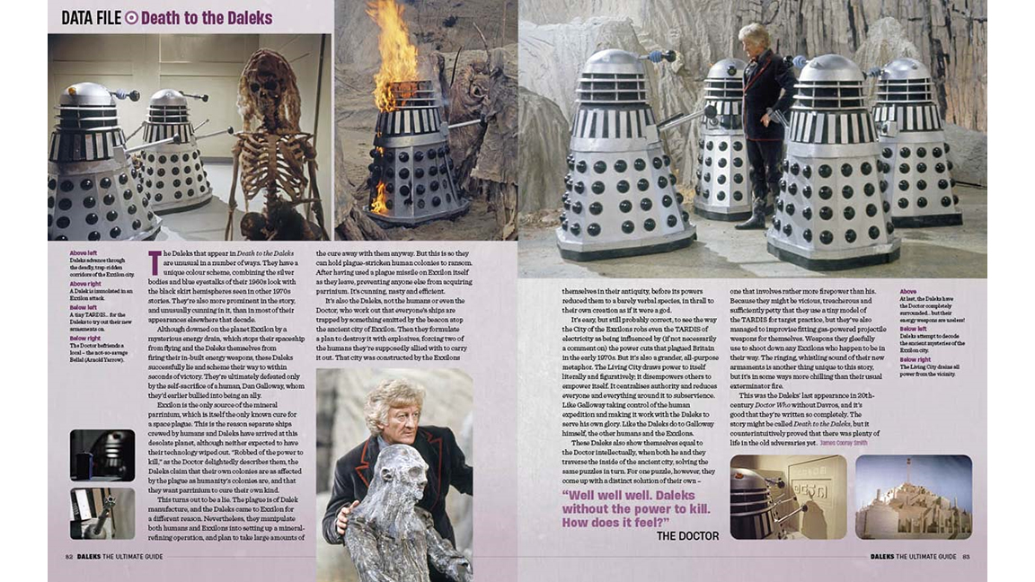Doctor Who Magazine offers the ultimate guide to Daleks