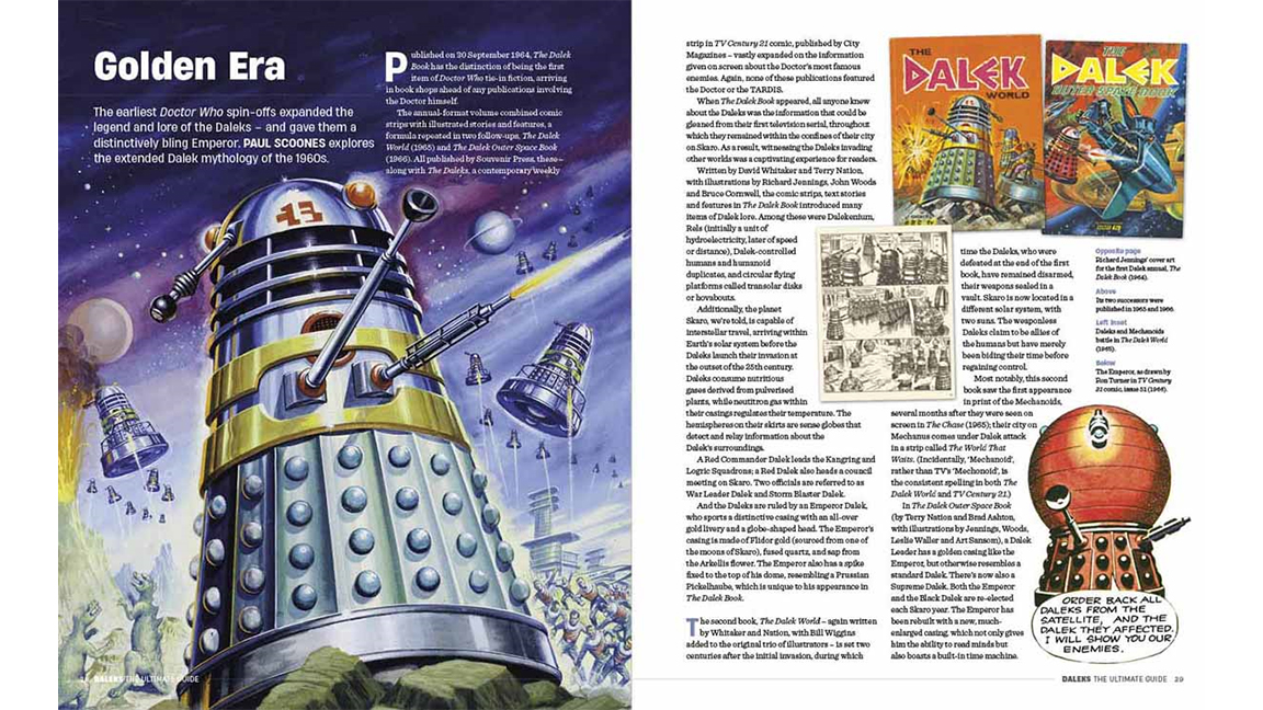 Doctor Who Magazine offers the ultimate guide to Daleks