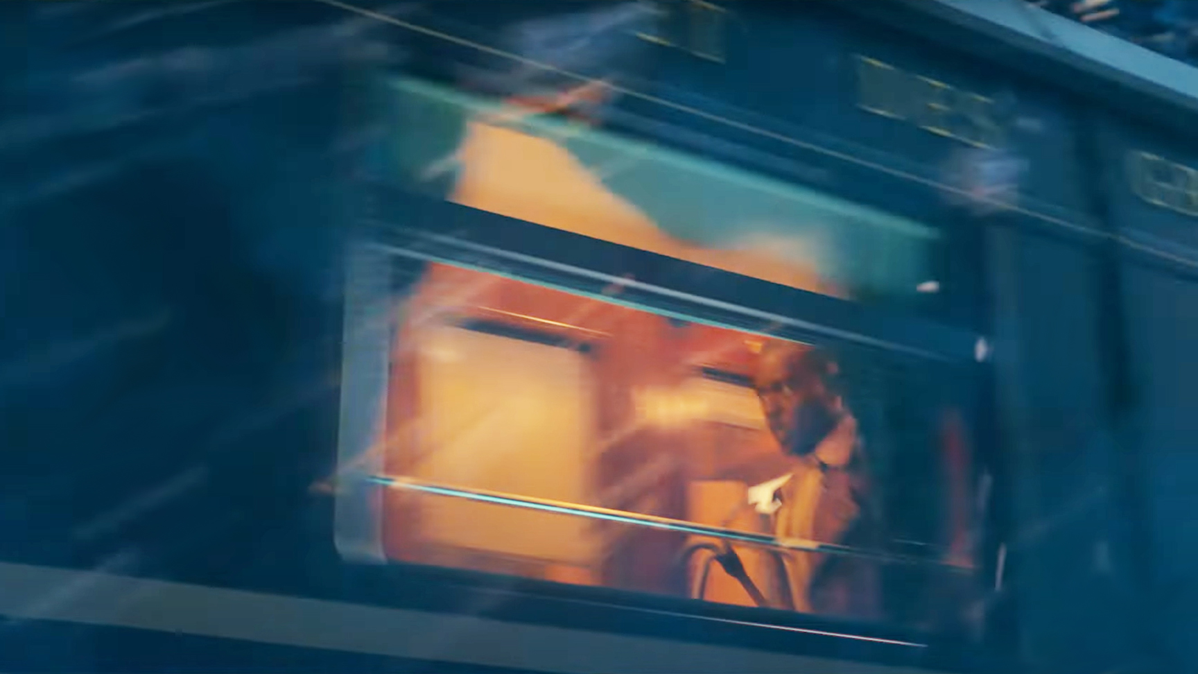 Doctor Who grappling hook inside train Joy to the World - CultBox