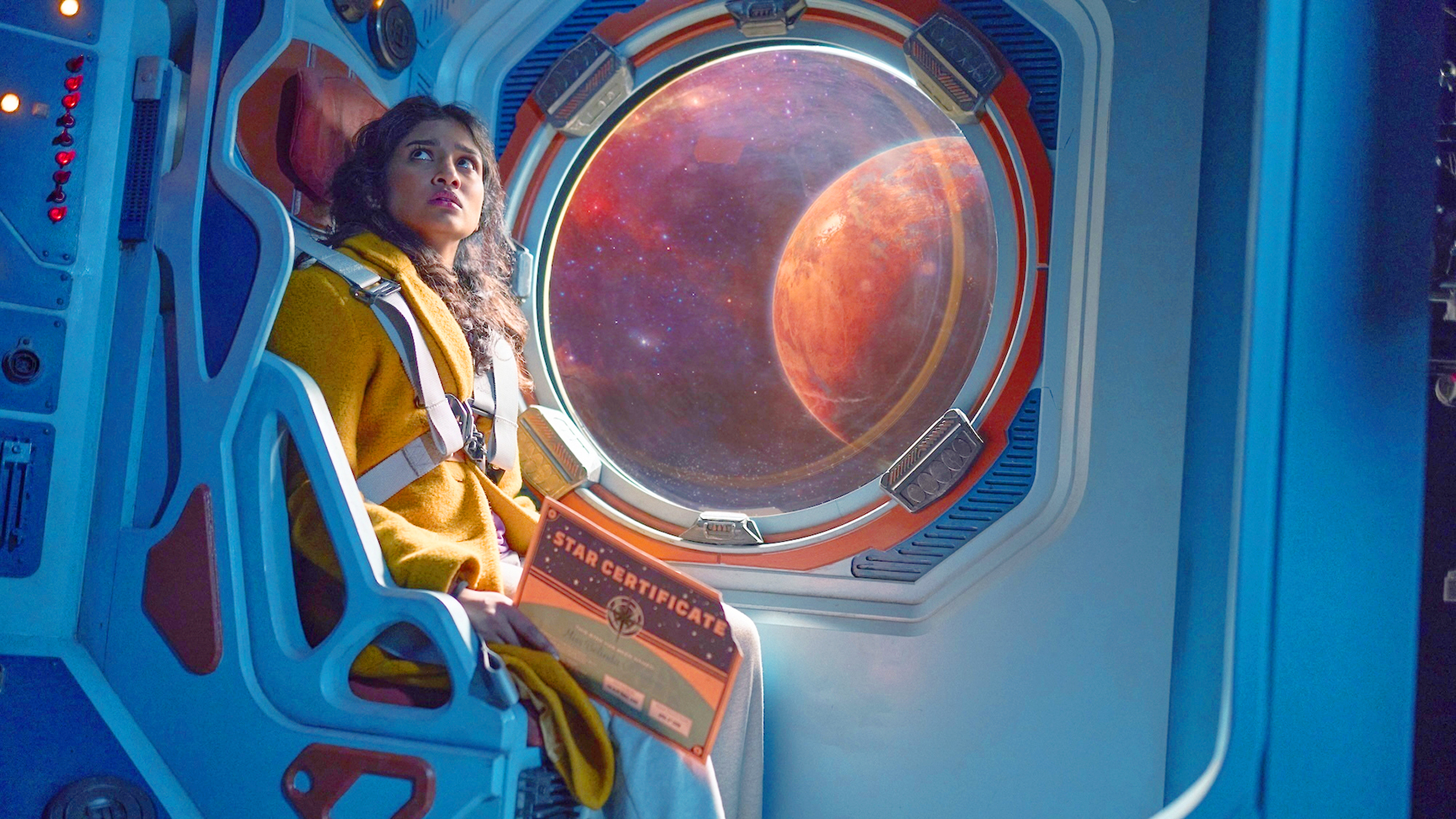 Belinda rocketship window Robot Revolution Doctor Who Season Two - CultBox