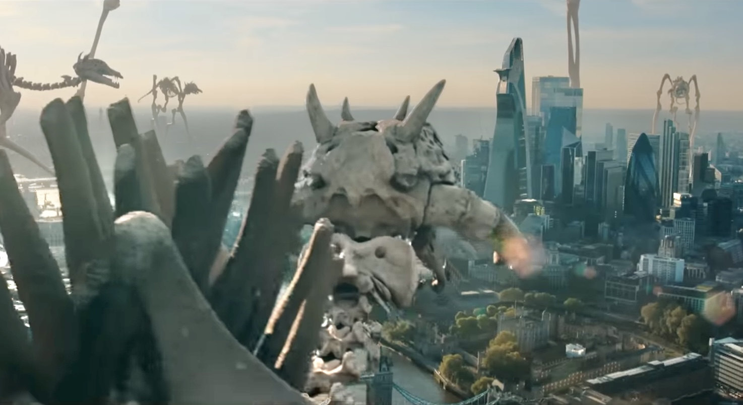 Bone Beasts approaching UNIT tower Doctor Who Season Two Reality War ...