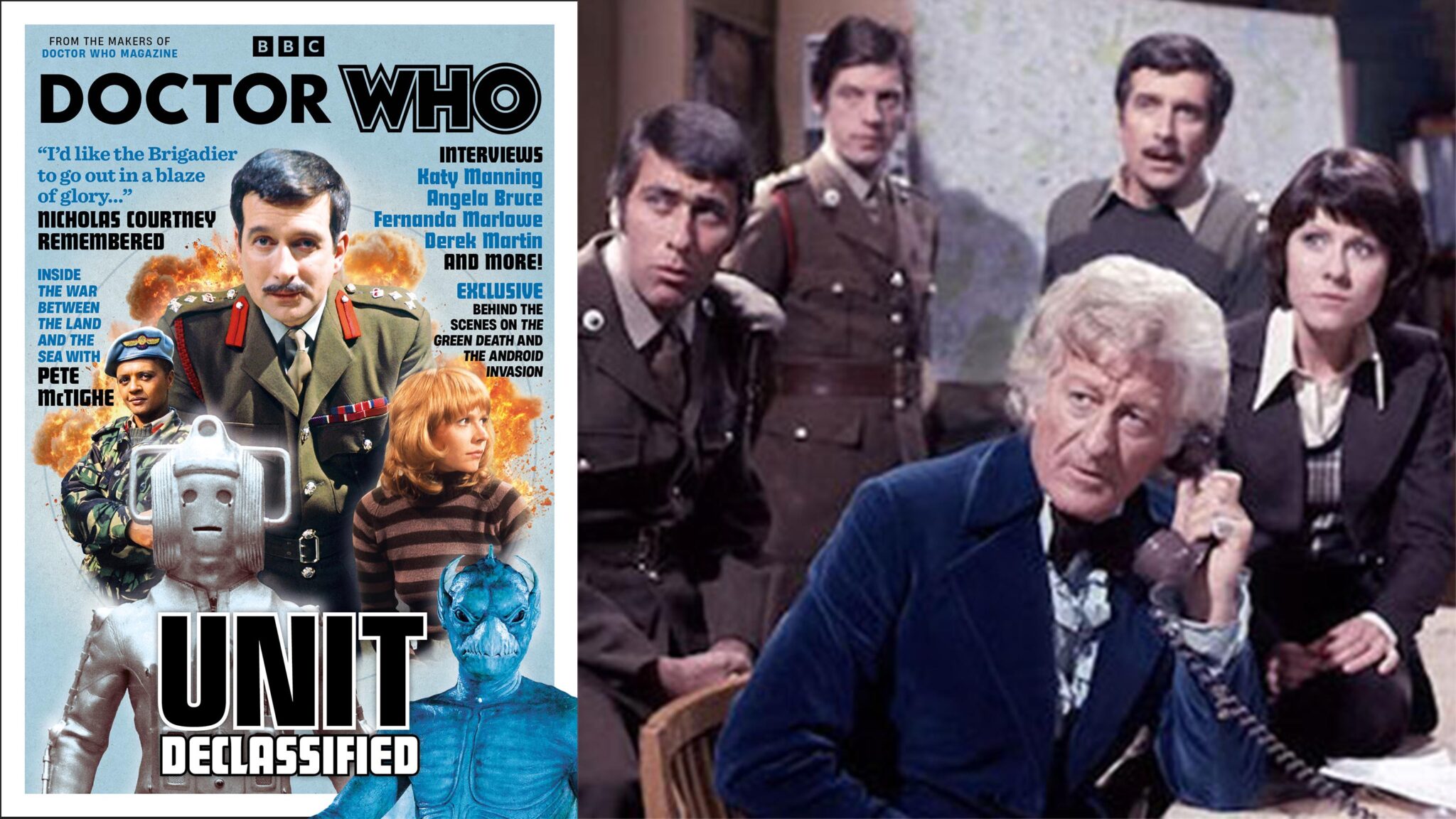 Doctor Who Magazine special covers UNIT