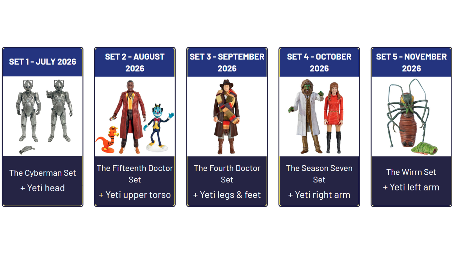Character Options announces new Doctor Who range